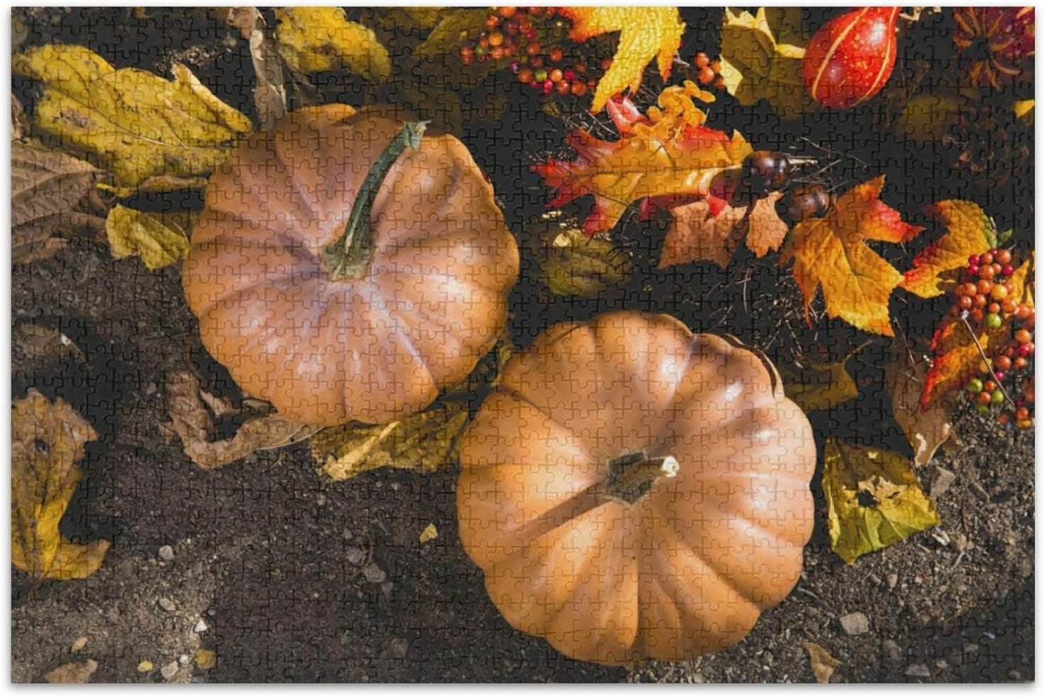 Pumpkins for Halloween Jigsaw Puzzle 500 Pieces Wooden Jigsaw Puzzles ...