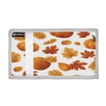 Pumpkins and Fall Leaves Trifold Wallets Card Holders Coin Pockets with ...