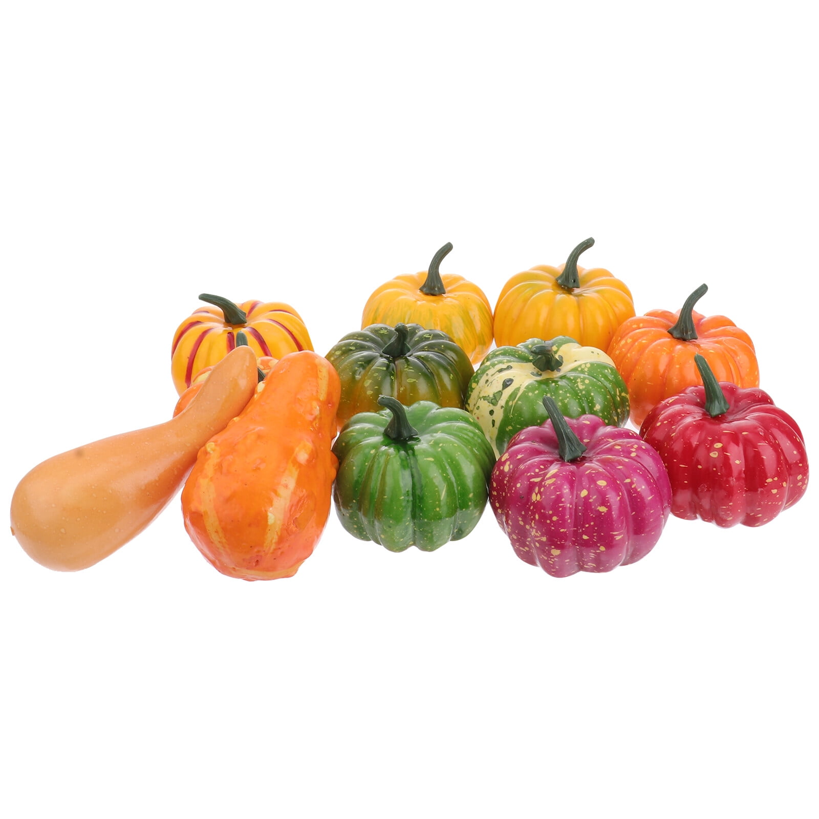 Pumpkins and Gourds Decorations Autumn Centerpiece Fall Artificial ...