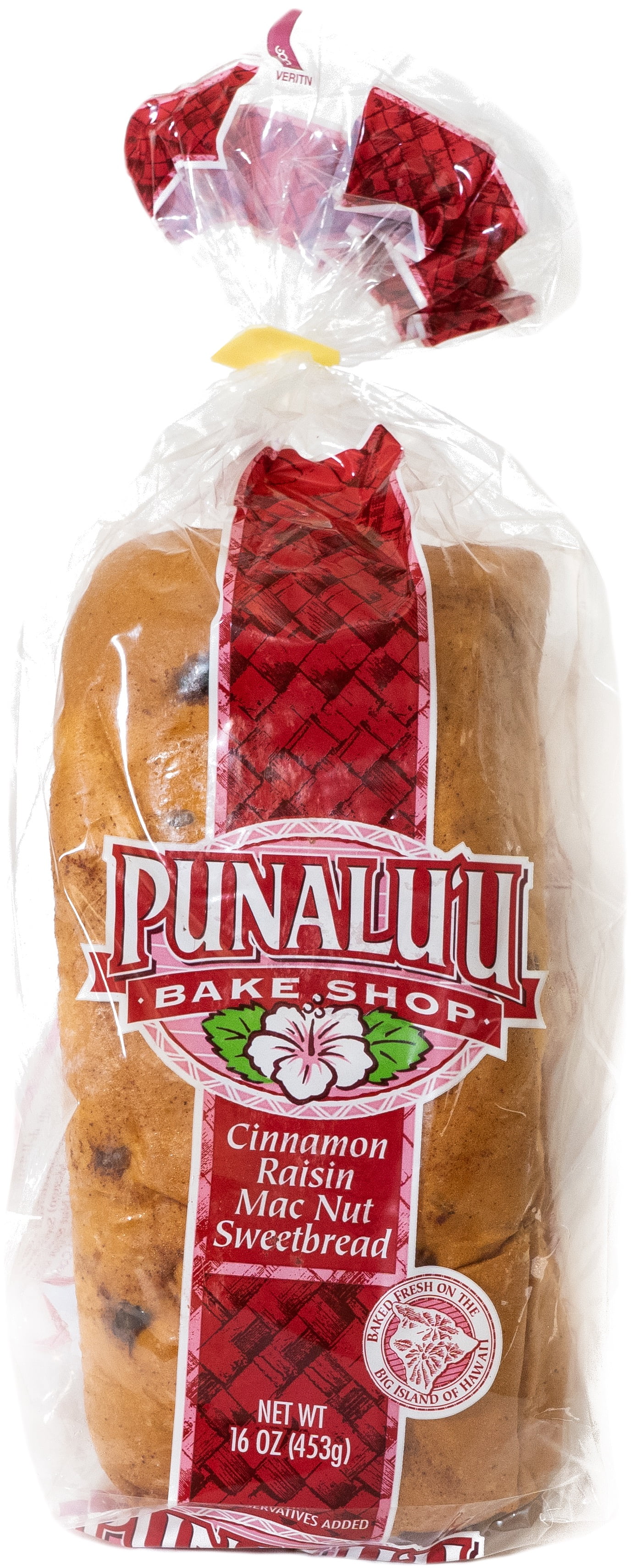 Punalu'u Bake Shop Cinnamon Raisin Macadamia Nut Sweet Bread, 16 ounces ...