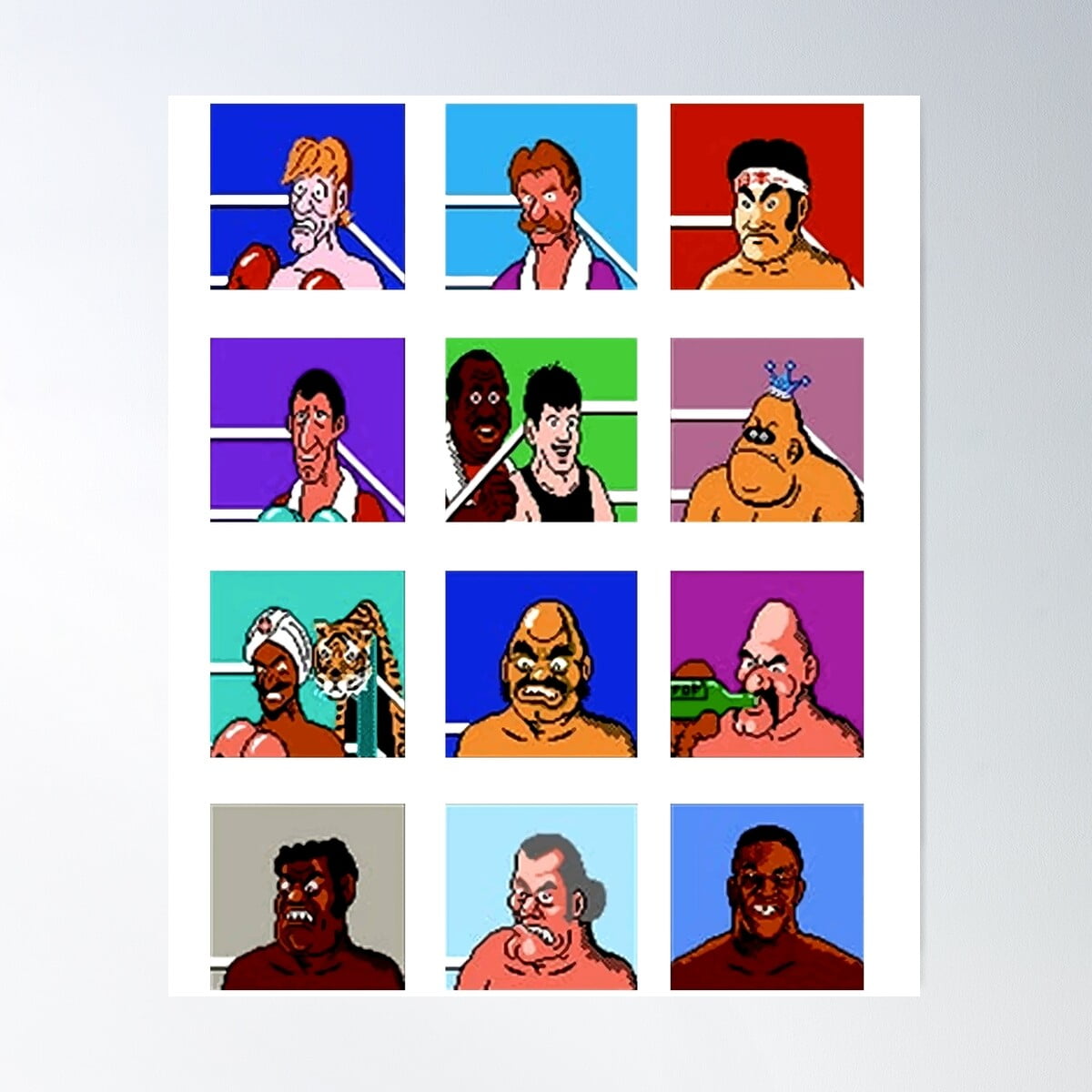 Punch Out Animal Scare Cartoon Anime Stong Emotional Funny Character ...