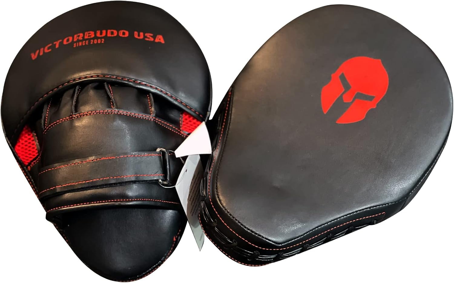 Punch Boxing Mitts Focus Pads Kicking Punching Leather Target Boxing ...