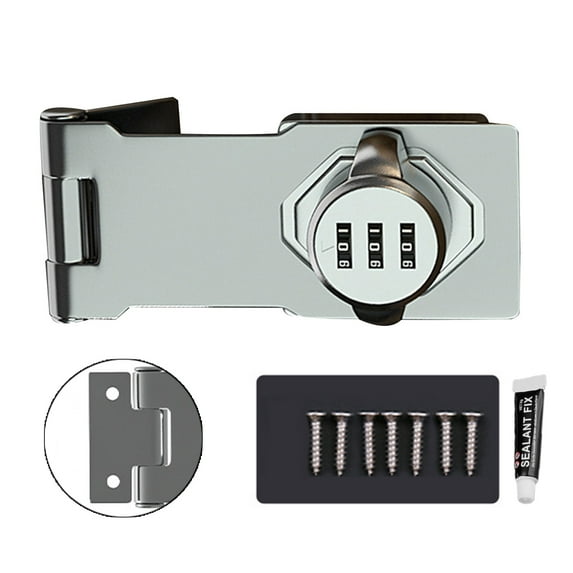 Punch Cabinet Door Password Lock Anti-theft Drawer Lock Double Cabinet ...