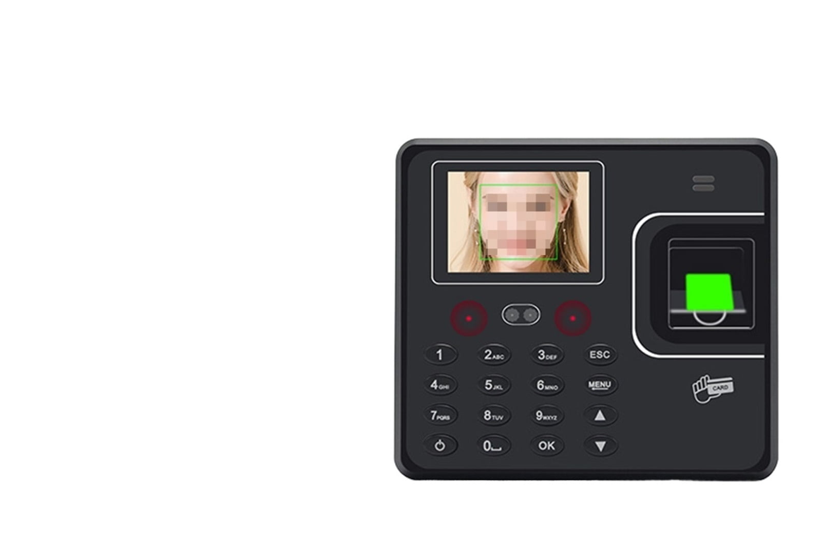 Punch Card Machine Face Recognition Biometric Fingerprint Punch Card ...