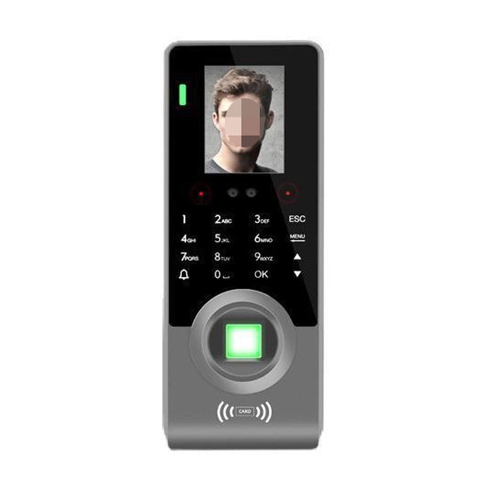 Punch Card Machine Fingerprint Face Facial Recognition Attendance ...