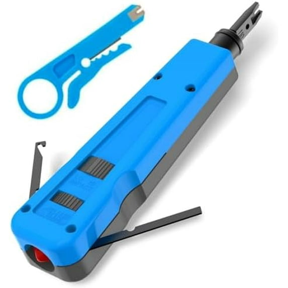 Punch Down Tool with 110/88 Double Blades, Network Wire Keystone Impact ...