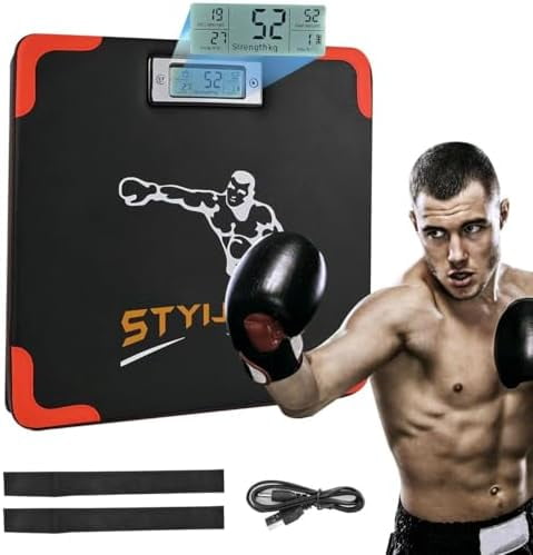Punch Force Tester, Upgrade Version Wall Boxing Punching Pad, Automated ...