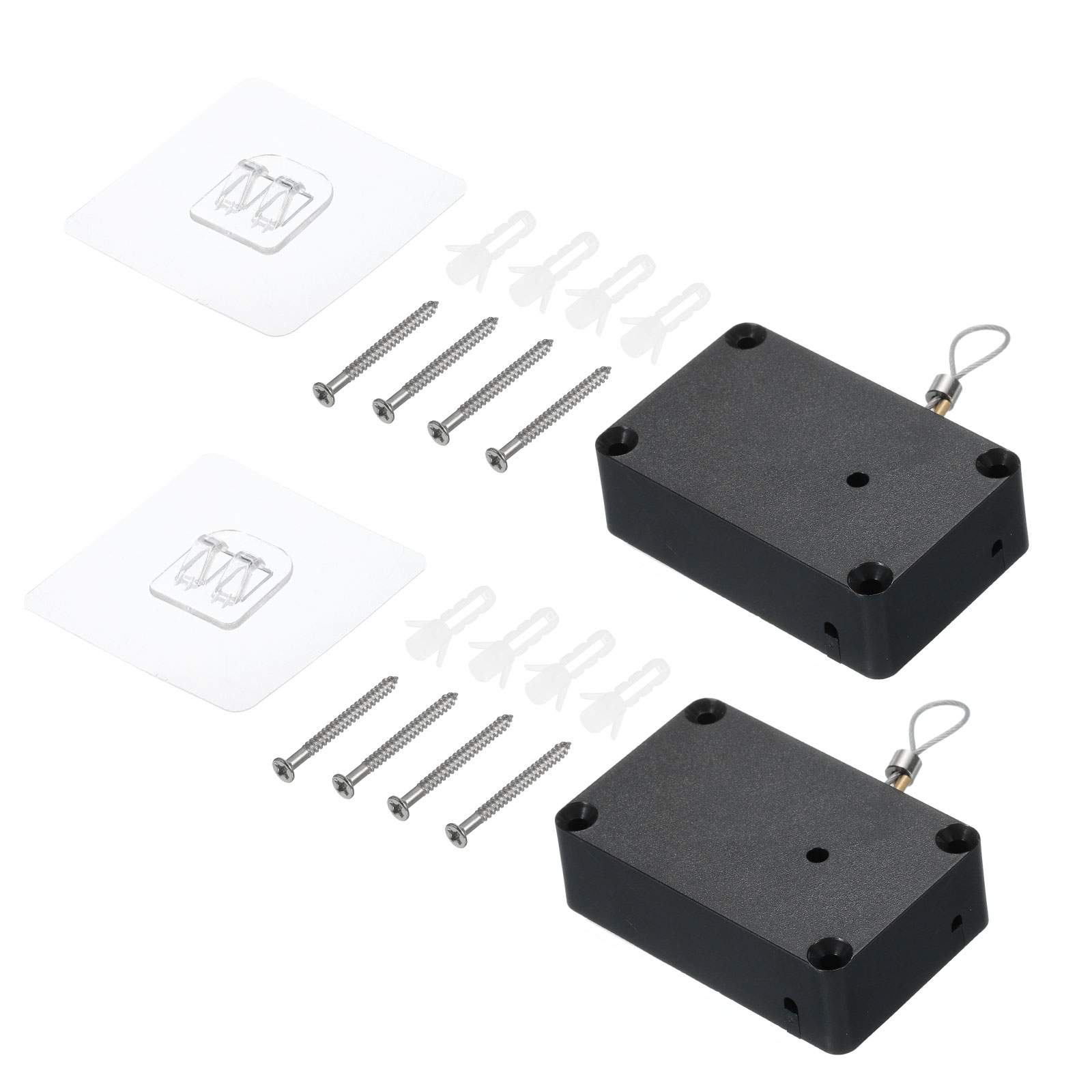 Punch Free Automatic Sensor Door Closer 47.2" Retractable Cable Lock ...