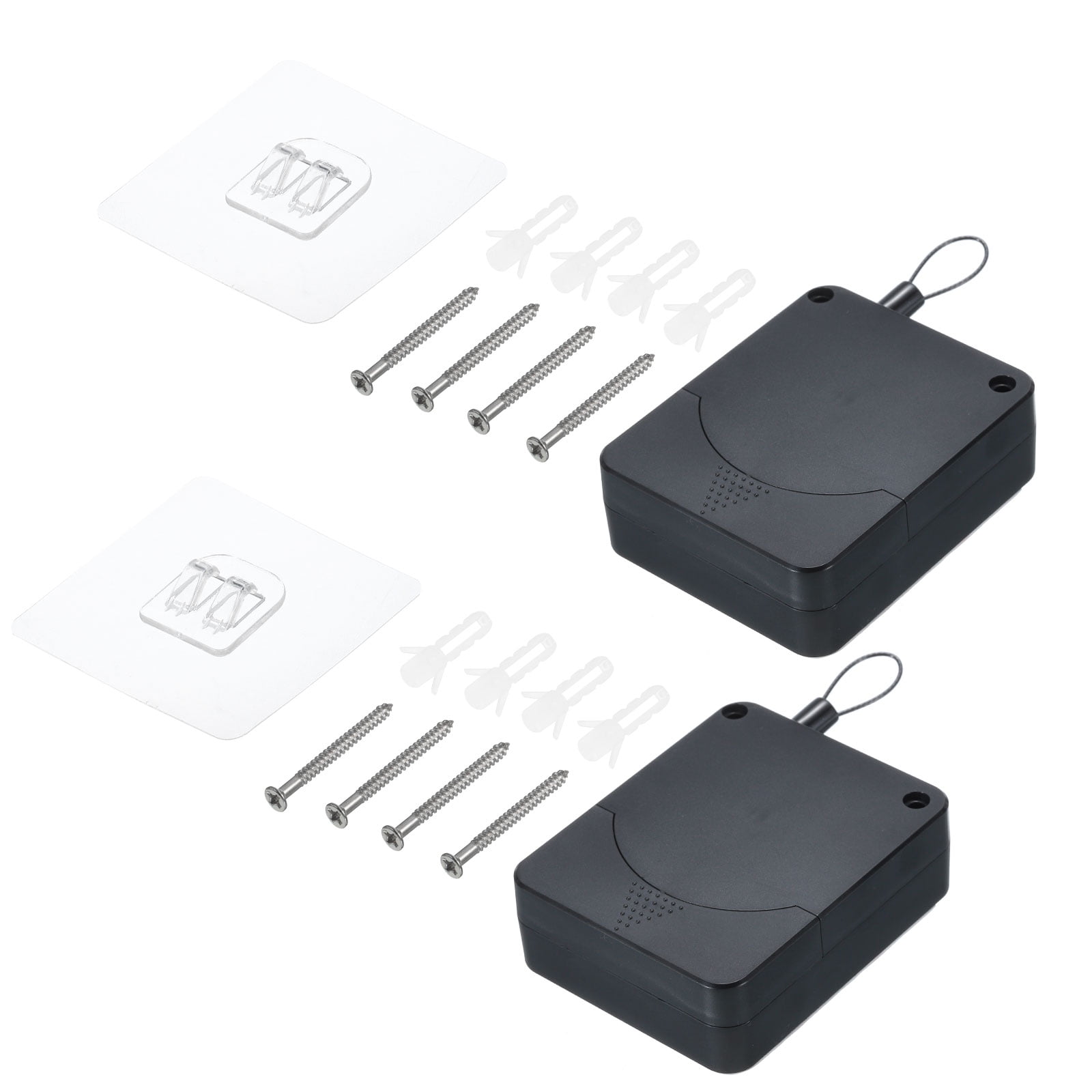 Punch Free Automatic Sensor Door Closer 59.1" Retractable Cable Lock ...