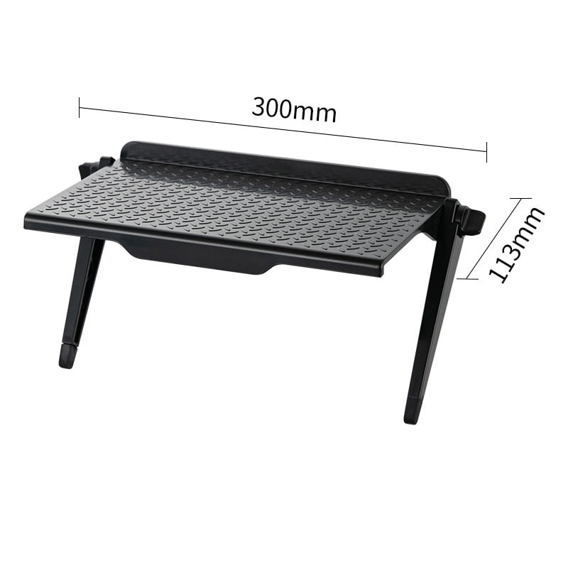 Punch-Free Computer Monitor Rack Plastic TV Set-Top Box Screen Bracket ...