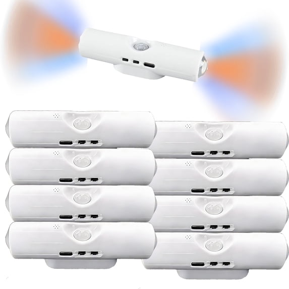 Punch-Free Magnetic Rechargeable RGB LED Motion Sensor Light – Smart ...