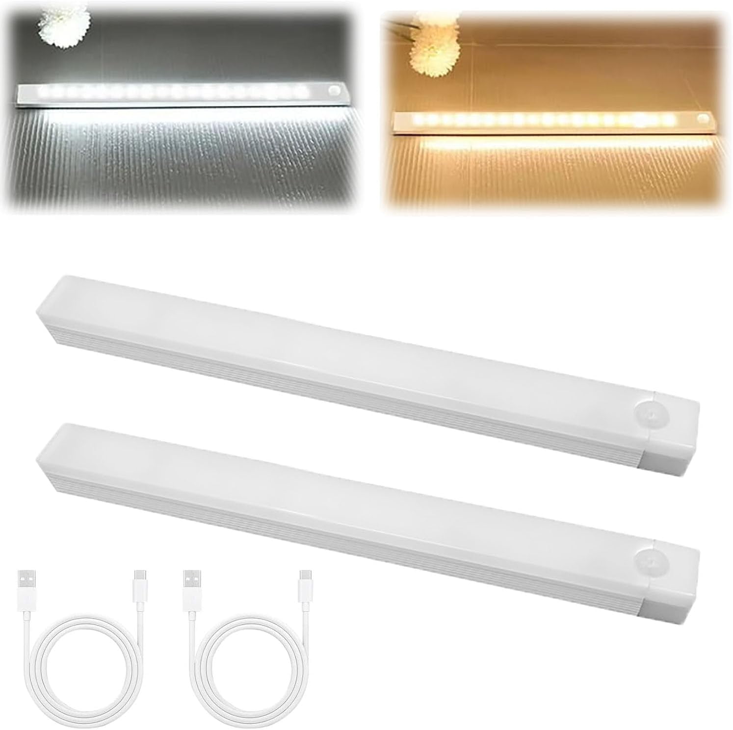 Punch-Free Smart Sensor Magnetic Rechargeable LED Lights, Closet Lights ...