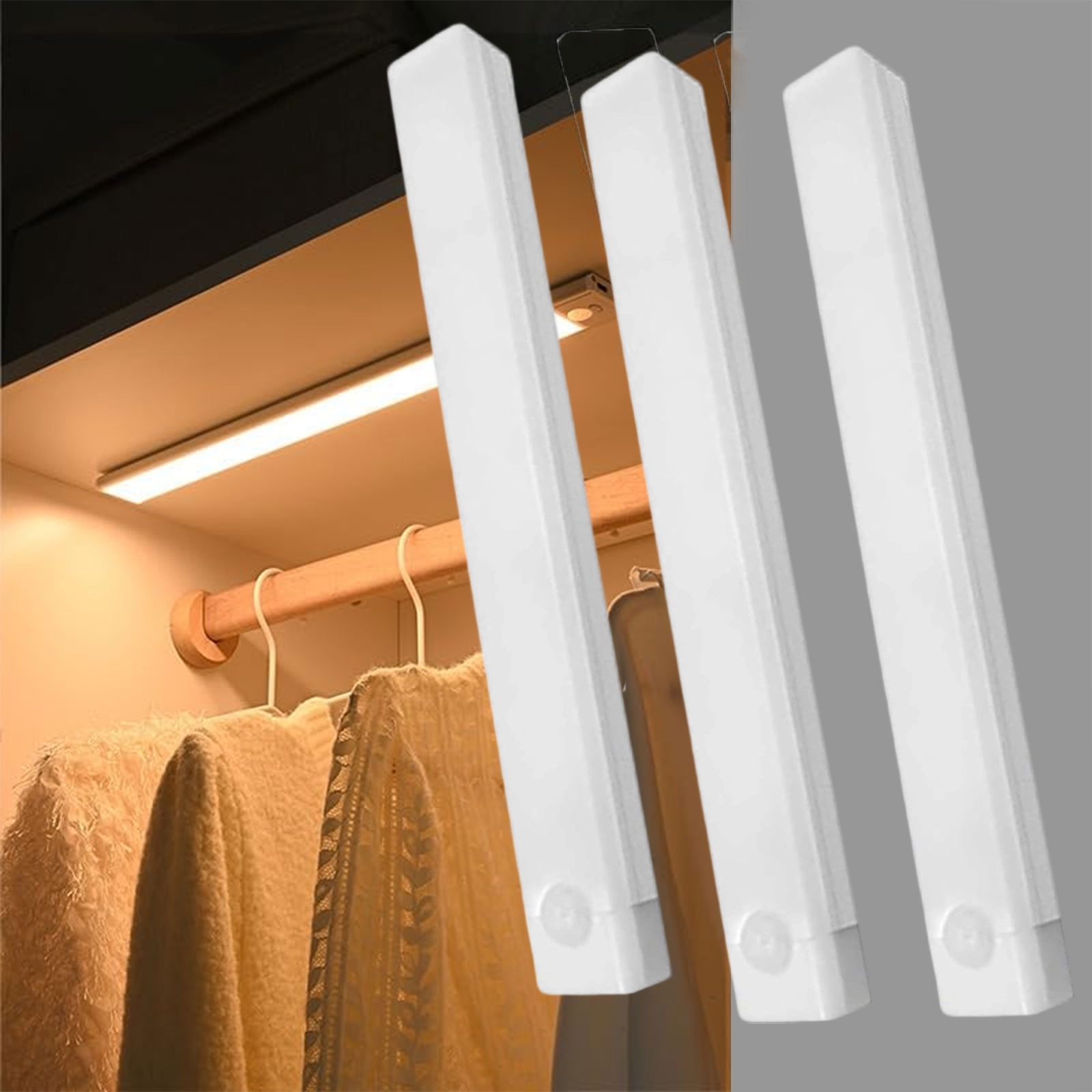 Punch-Free Smart Sensor Magnetic Rechargeable Led Lights, 3 Color ...