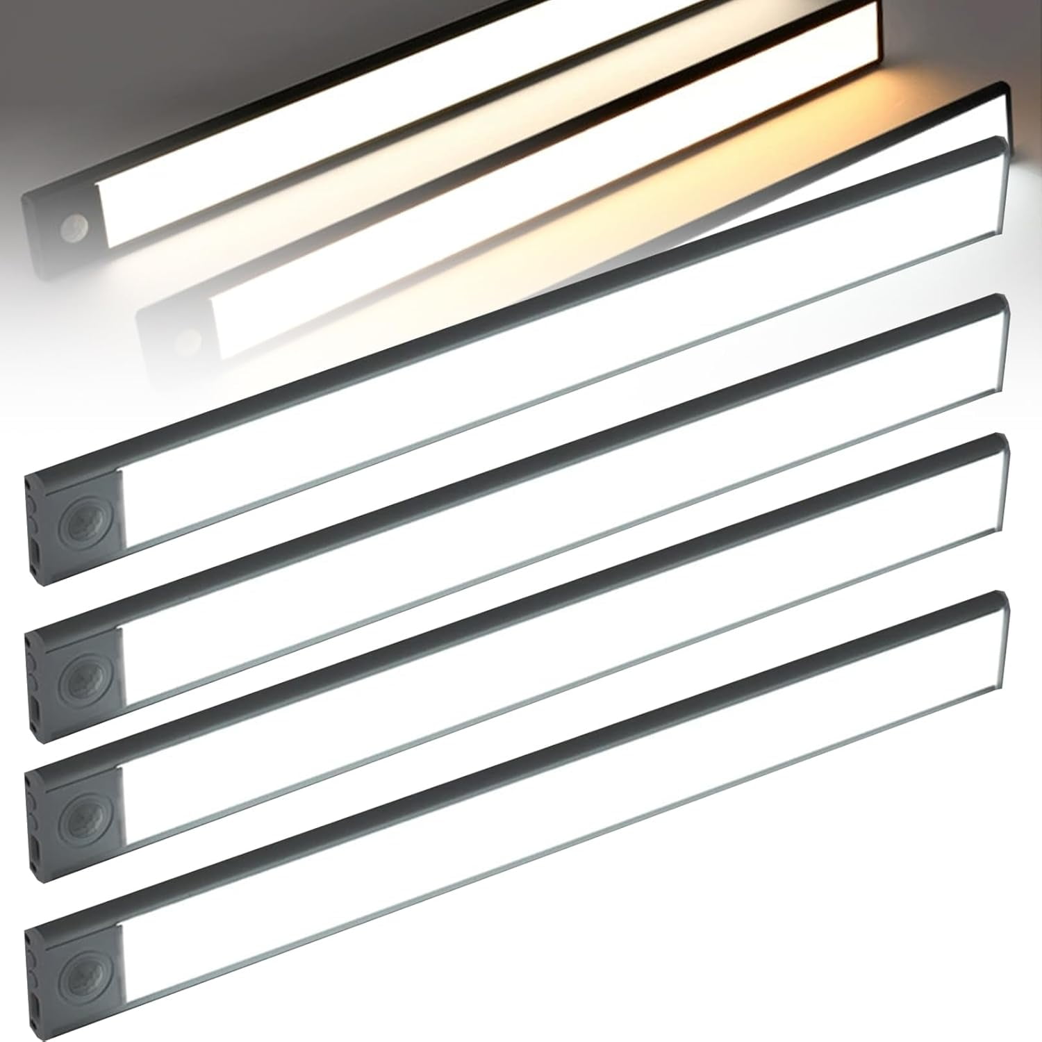 Punch-Free Smart Sensor Magnetic Rechargeable Led Lights, Magnetic Led ...