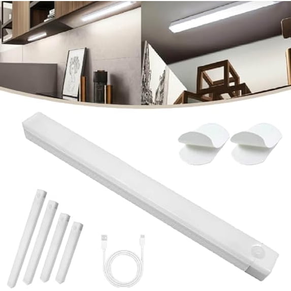 Punch-Free Smart Sensor Magnetic Rechargeable Led Lights, Motion Sensor ...