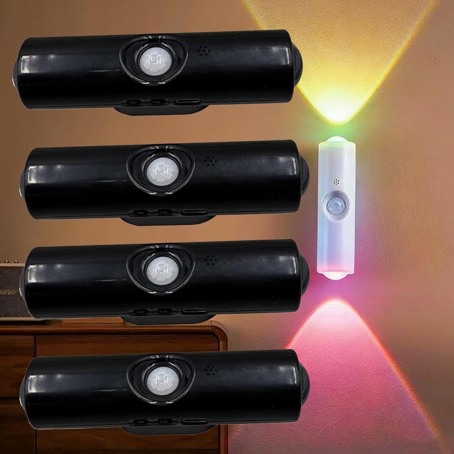 Punch-Free Smart Sensor Magnetic Rechargeable Led Lights, Smart LED ...