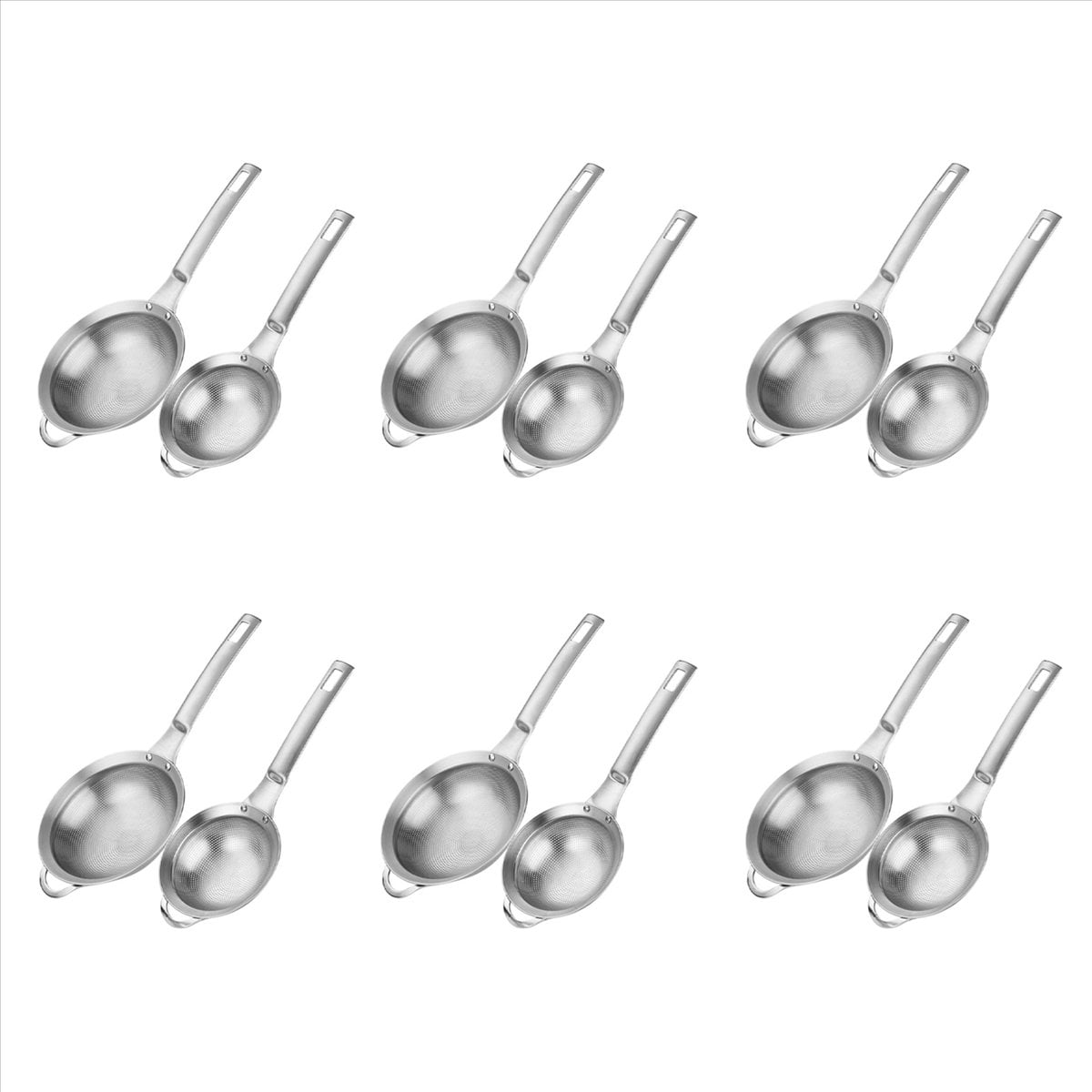Punch Hole Sieve Fine Mesh Stainless Steel Small Colander Strainer with ...