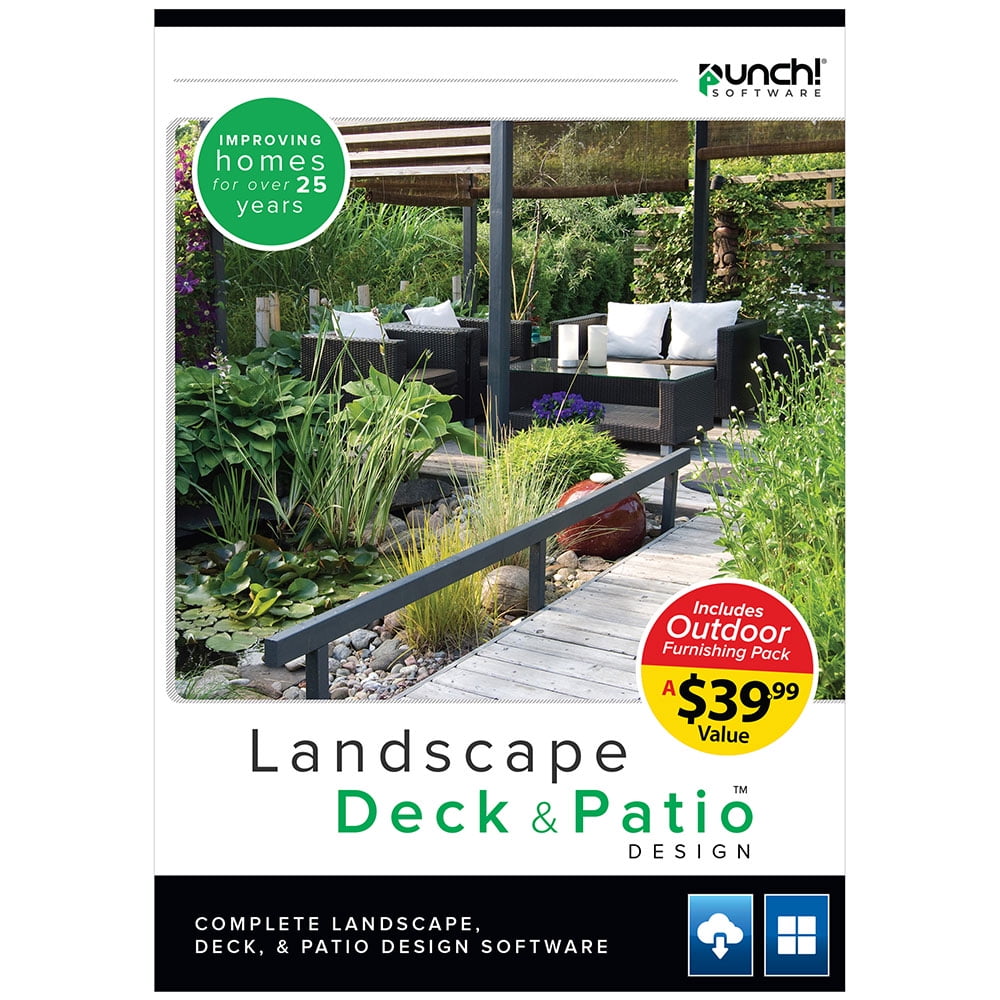 Punch! Landscape, Deck and Patio Design [Digital Downoad] - Walmart.com