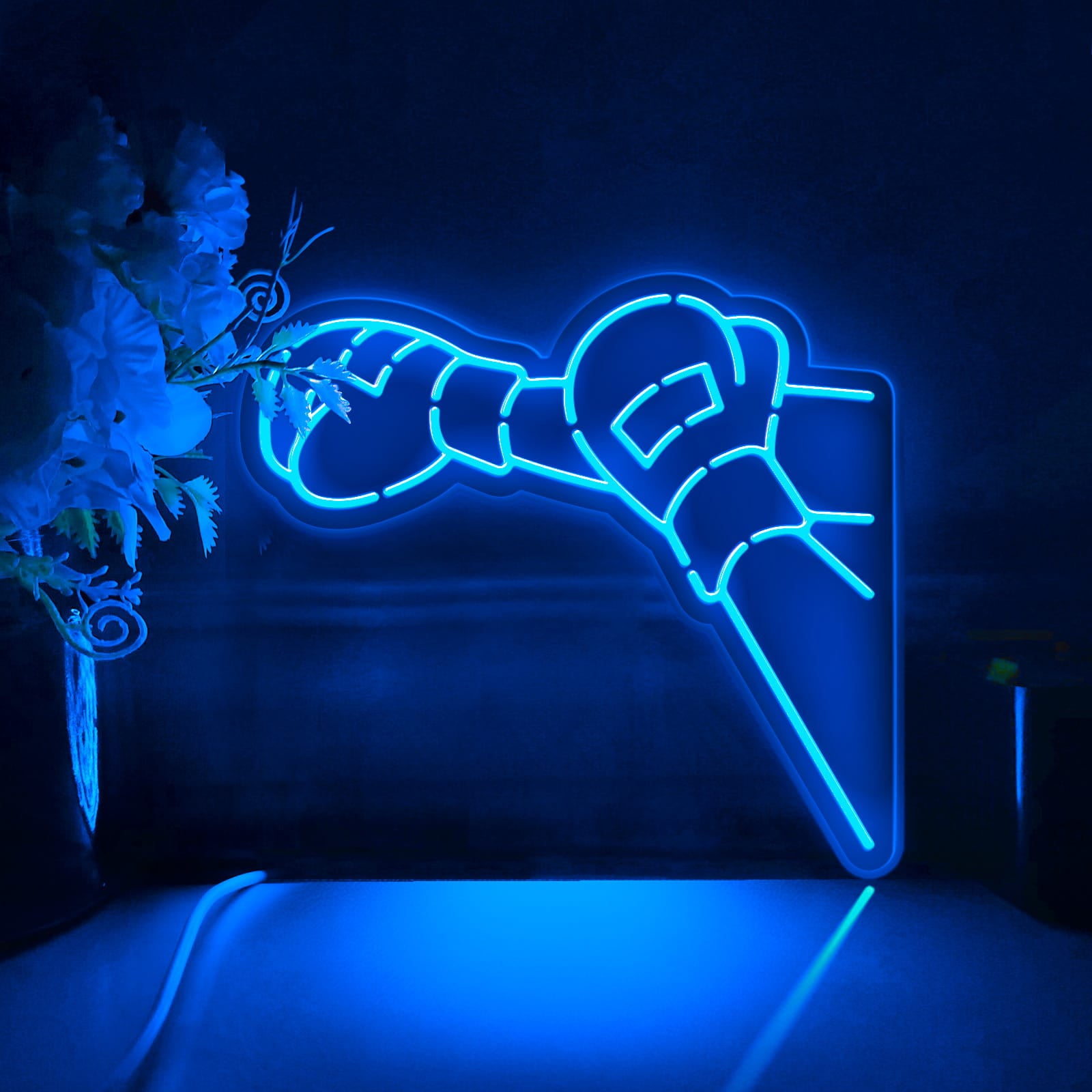 Punch Led Light Box, Dimmable Neon-Like Light Signs USB Power for Wall ...