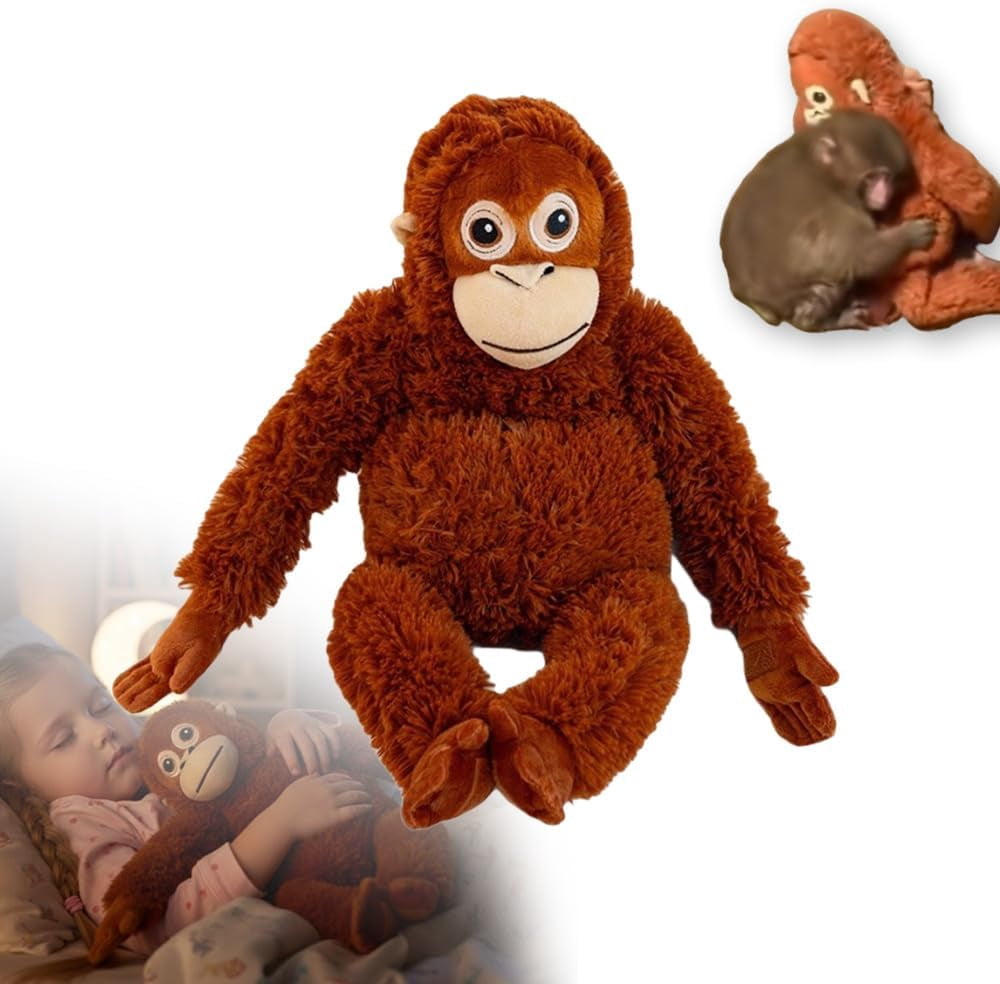 Punch Monkey Plush – 26 inch Soft Stuffed Animal Toy with Playful Pose ...