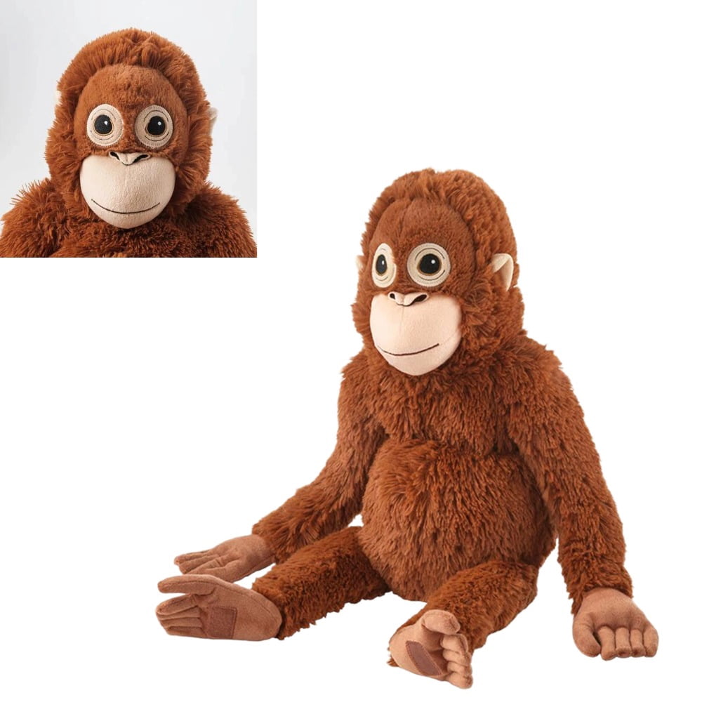 Punch Monkey Plush, Orangutan Plush | Huggable Fluffy Oran-Mama Plush ...