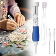 Teissuly 8 Piece Punch Needle Embroidery Kit with 7 Assorted Size Punch ...