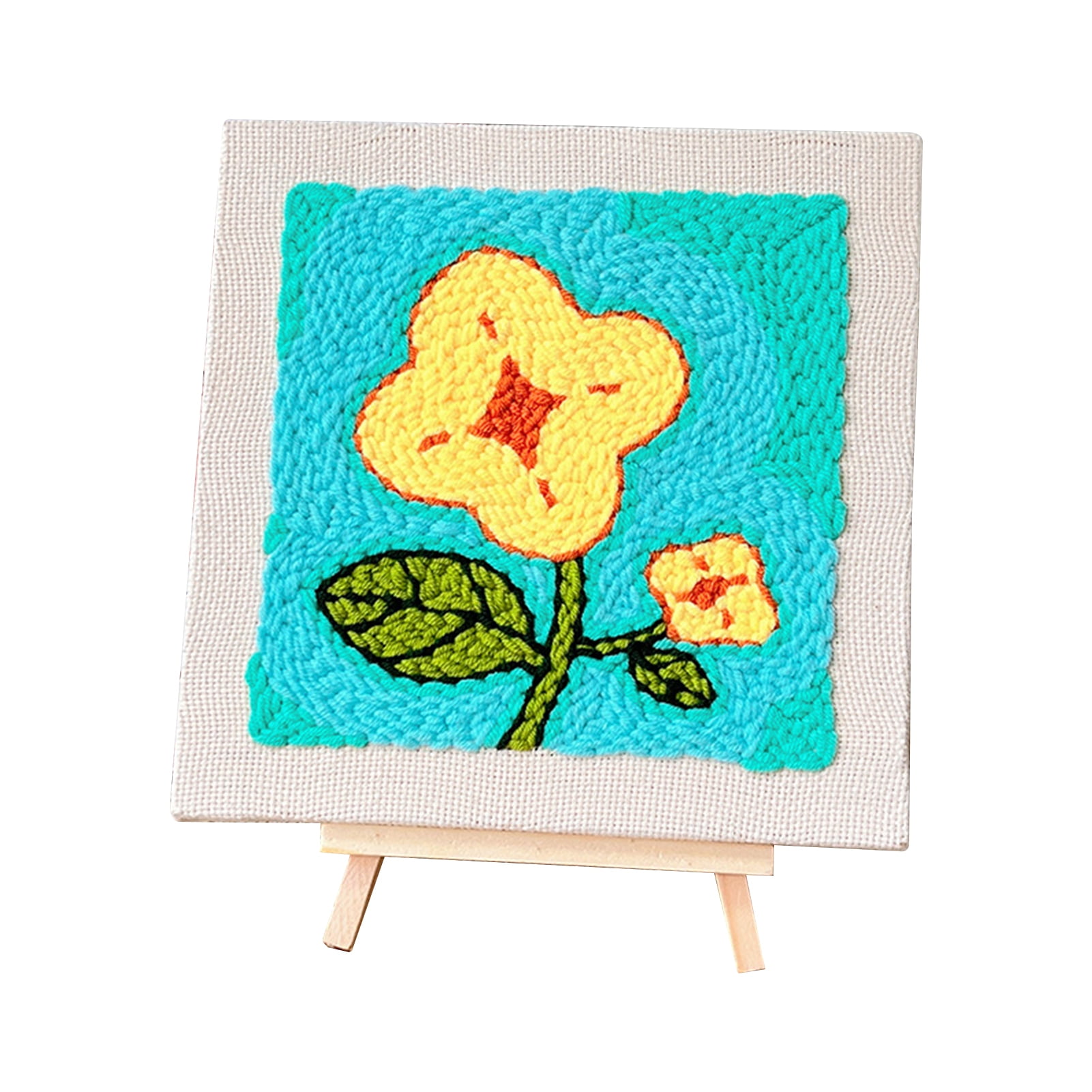 Punch Needle Embroidery Kit Stamp Embroidery Package Diy Material Bag ...