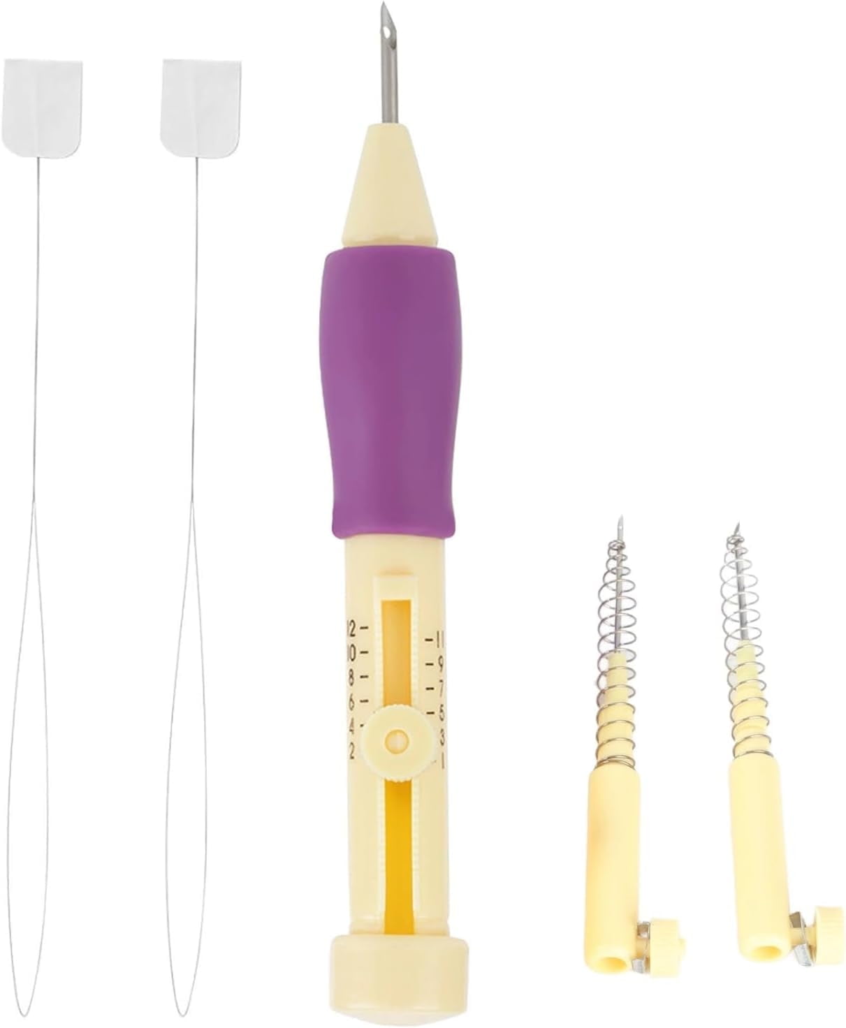 Punch Needle Embroidery Set Embroidery Needle Punch with 3 Sizes Needle ...