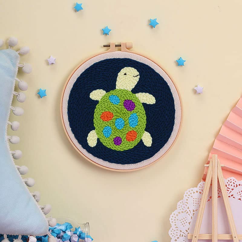 Punch Needle Embroidery Starter Kits for Kids and Adults Beginners with ...