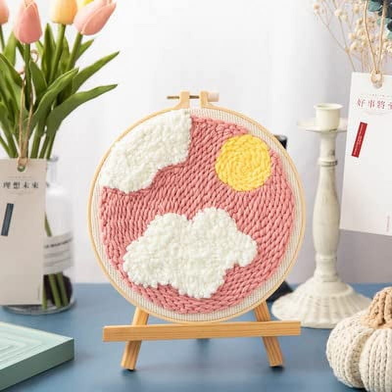 Punch Needle Embroidery Starter Kits for Kids and Adults Beginners with ...