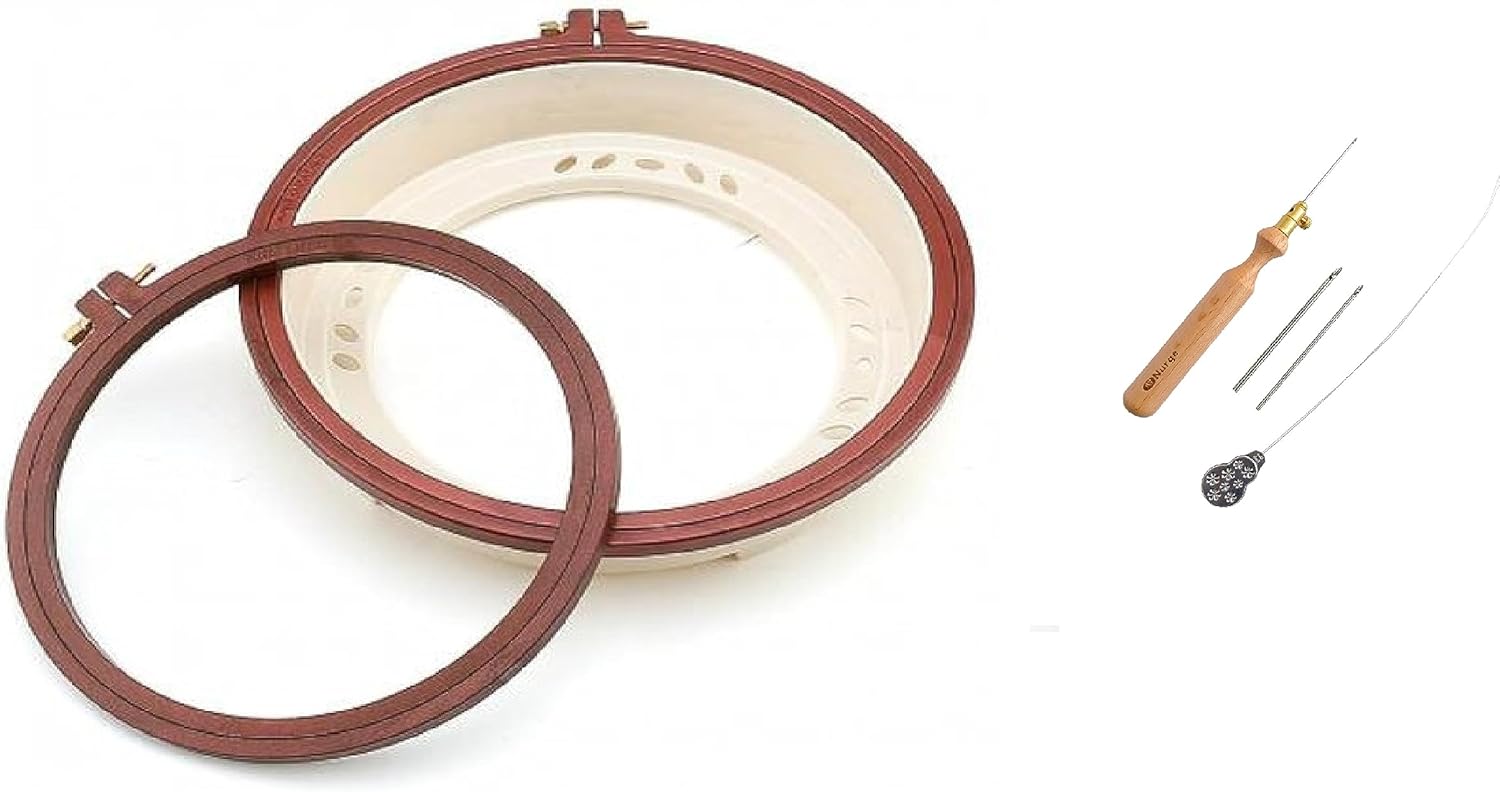 Punch Needle Hoops, High and Easy Punch Frame, Punch Needle Kit, Needle ...