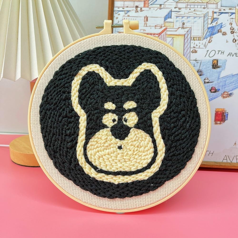 Punch Stitch Kit,DIY Punch Needle Kits for Adults,Punch Needle ...