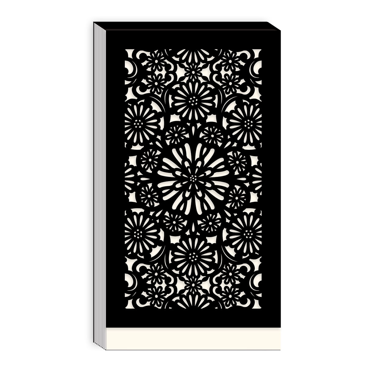 Punch Studio - Laser Cut Notepad - Black Lace - Walmart.com