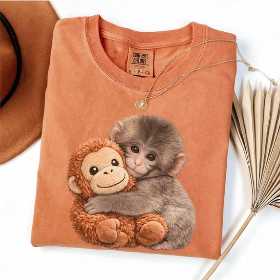 Punch The Monkey Comfort Colors Shirt, Viral Monkey Macaque Tee, Unisex ...