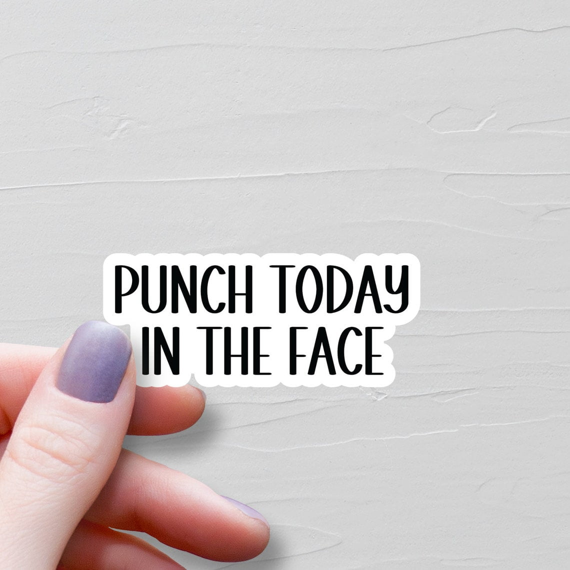 Punch Today Face Ws36 Sticker - Walmart.com