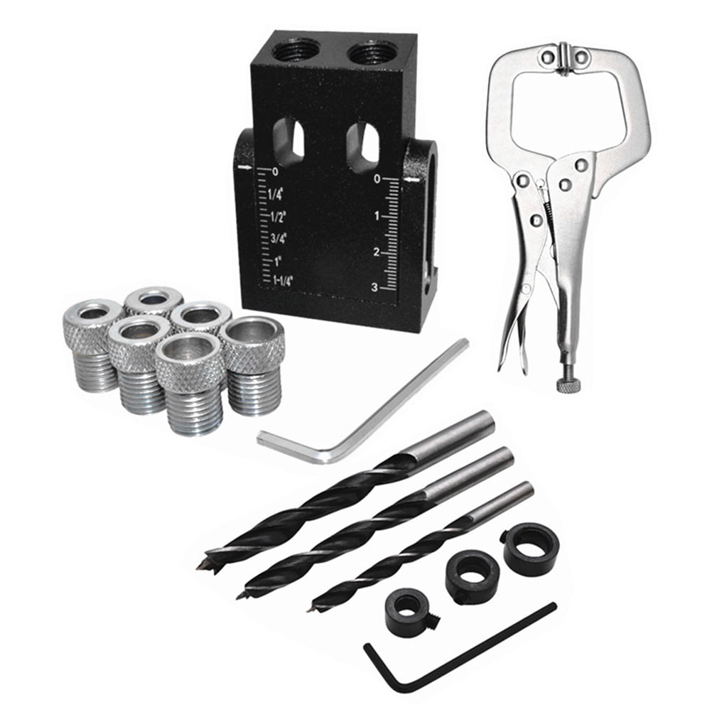 Woodwork Accessory Drill Puncher Woodworking Tool Set Dowel Jig ...