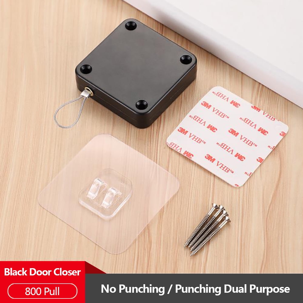 Punch~free Automatic Door Closer 500g~1000g Tension Closing Device See ...