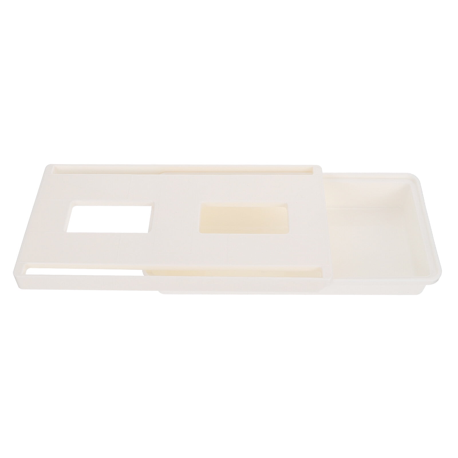 Punch-free Under Desk Drawer Plastic Office Table Drawer Desk Organizer ...