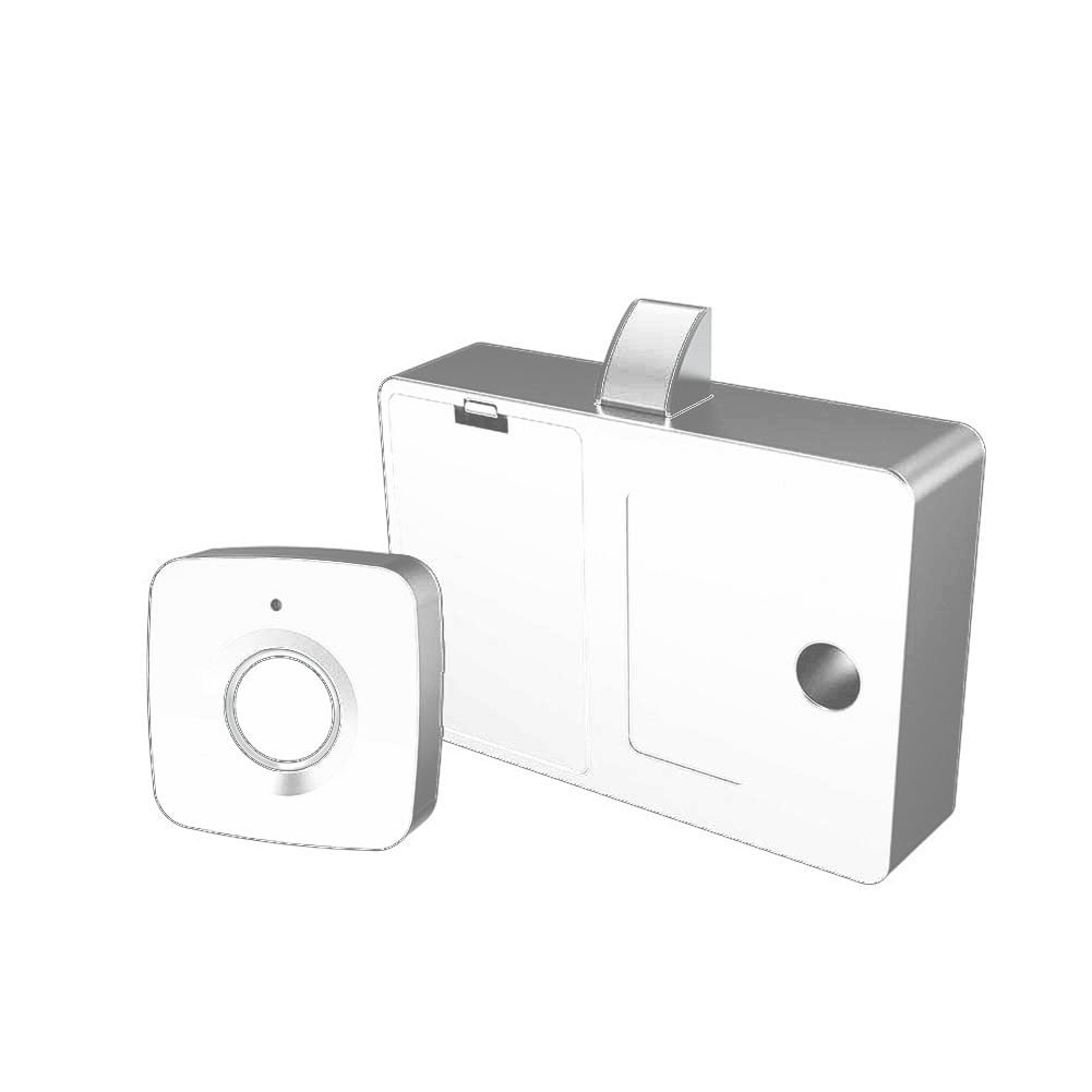 Punch-Free Fingerprint Drawer Lock Semi-Embedded Fingerprint Lock ...