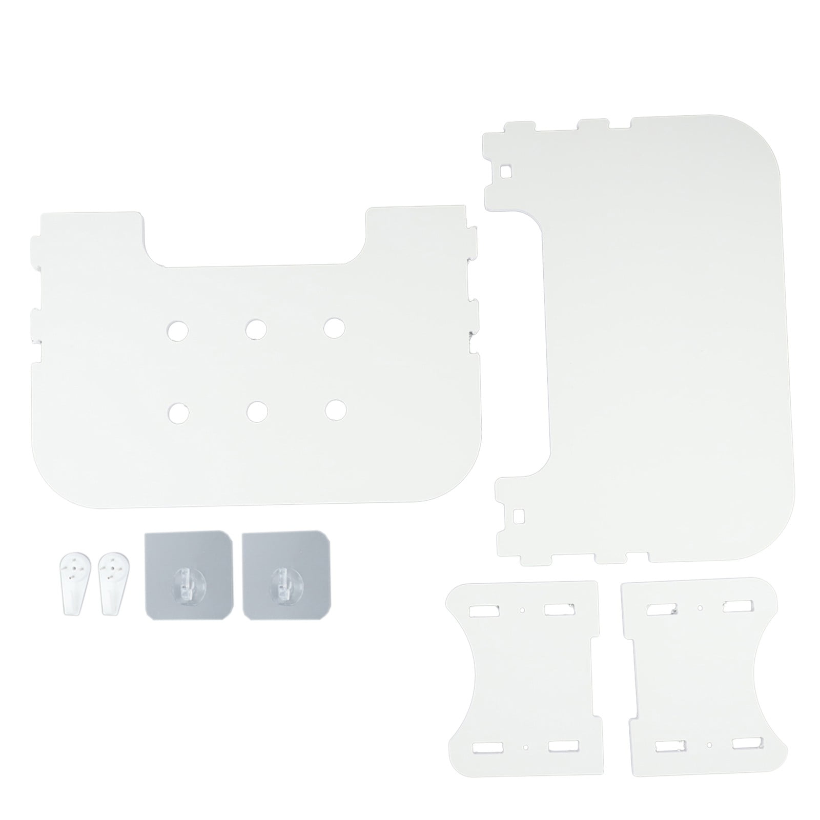 Punch-free living room TV wall set-top box rack rack router storage box ...