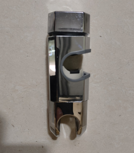 Punch-free shower bracket sliding sleeve fixed seat bathroom square ...