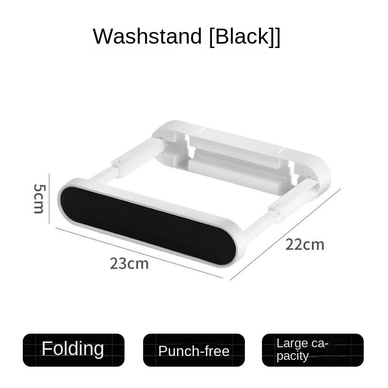 Punch-free wash basin rack wall-mounted basin rack toilet toilet ...