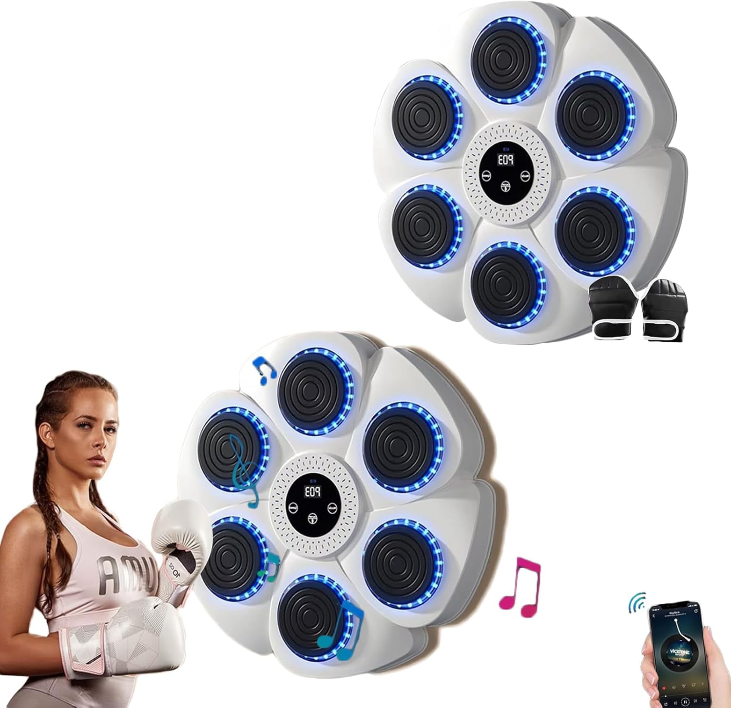 Puncheffy Music Boxing Machine - 2025 Best Music Boxing Machine,Smart ...