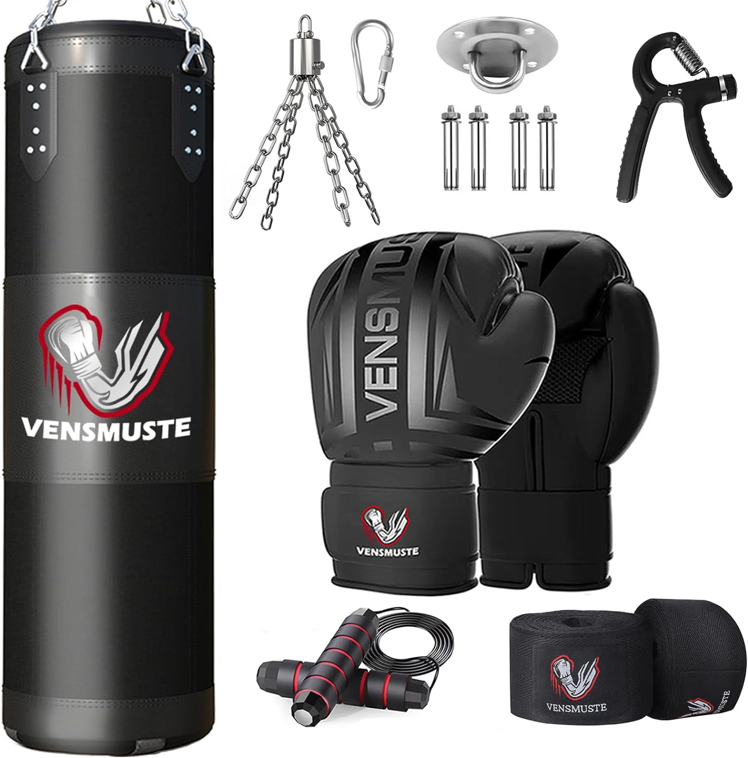 Punching Bag for Adults, 4FT Oxford Heavy Boxing Bag Set, Punching Bag ...