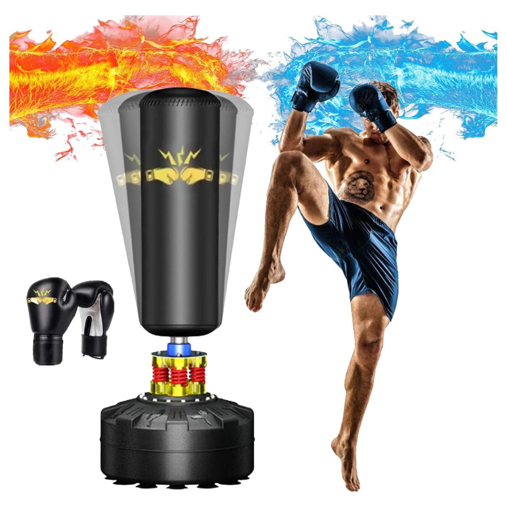 Punching Bag for Adults 70'', Freestanding Punching Bag for Adults ...