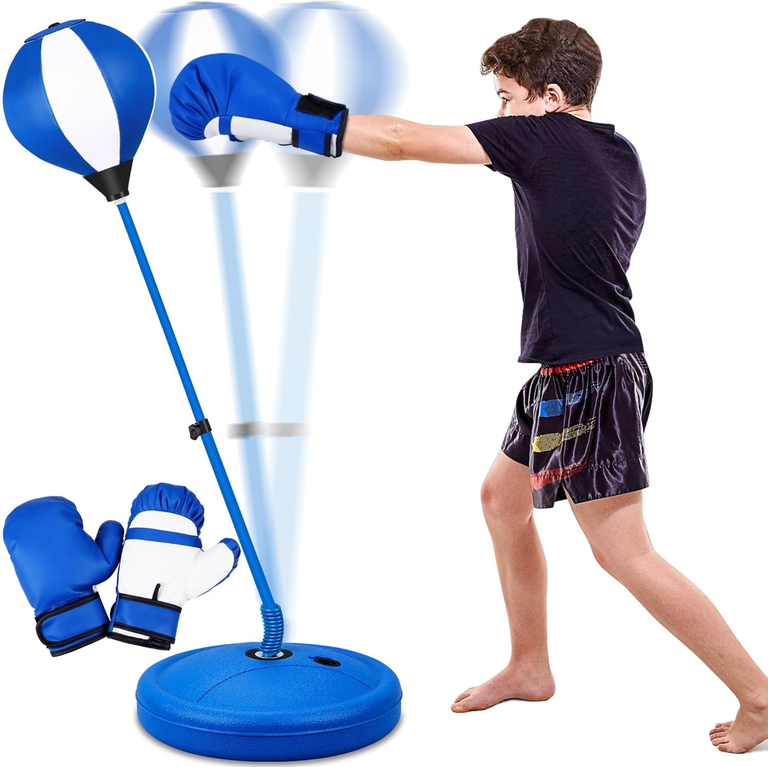 Punching Bag for Ages 3 4 5 6 7 8+ Years Old Kids, Boxing Bag Set Toy ...