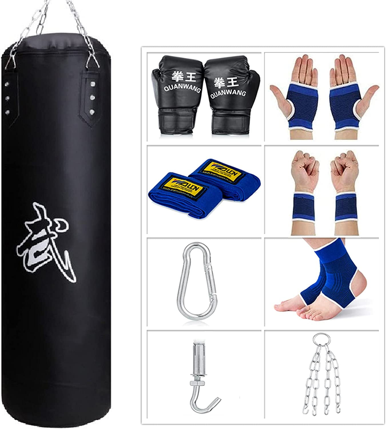 Punching Bag for Man Women Kids, Indoor/Garden Boxing Bag Unfilled ...