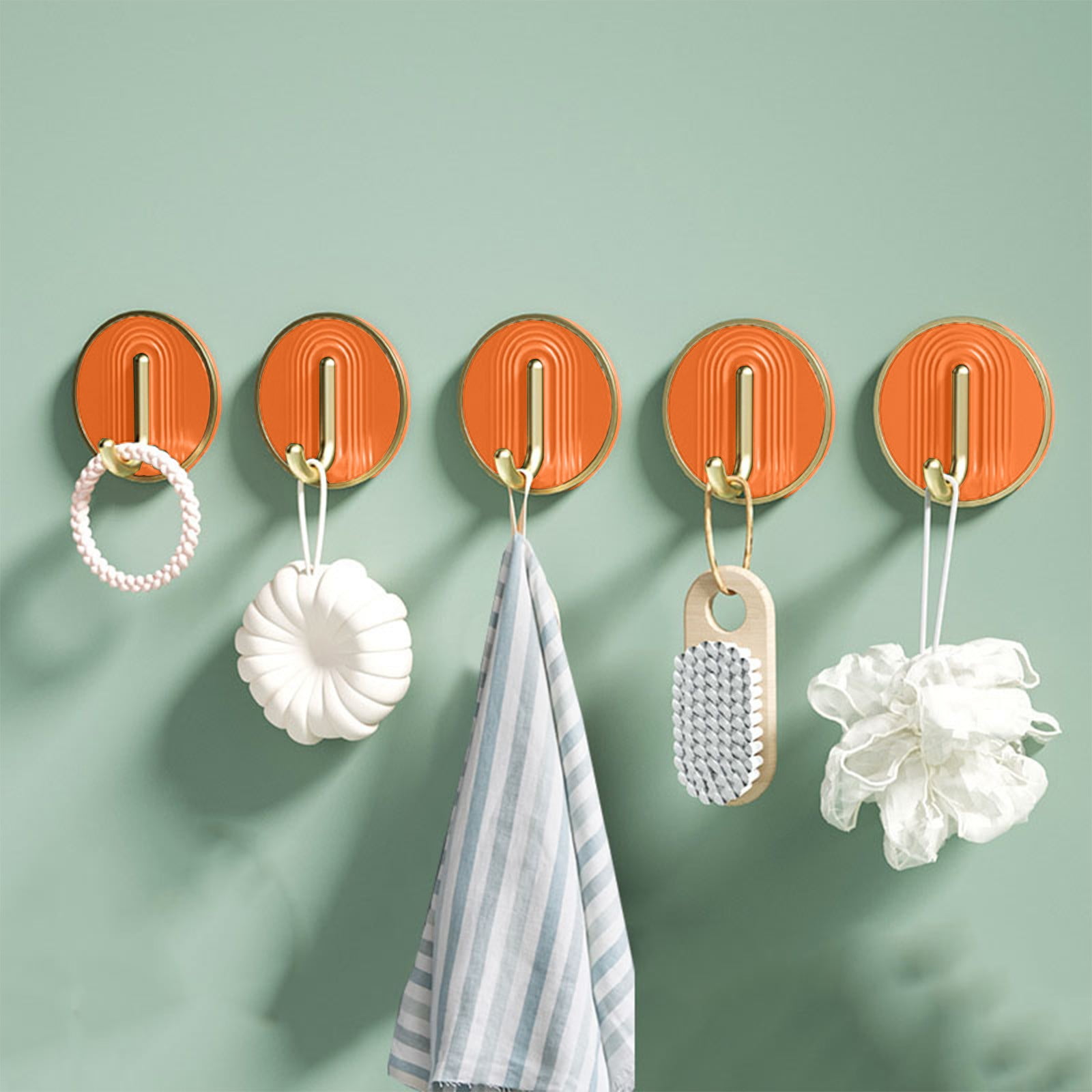 No Punching Green Hooks, Dormitory Miscellaneous Items Hanger, Jewelry ...