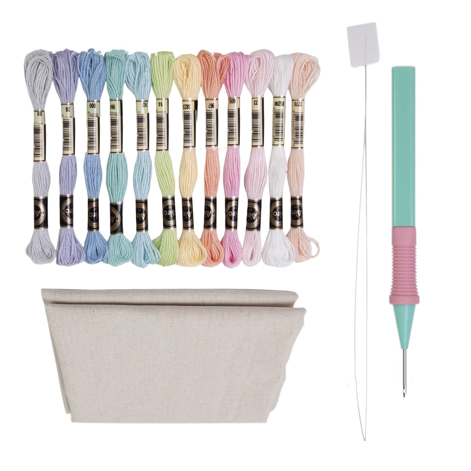 Punching Needle Set for Adult Embroidery Craft, Including Embroidery ...