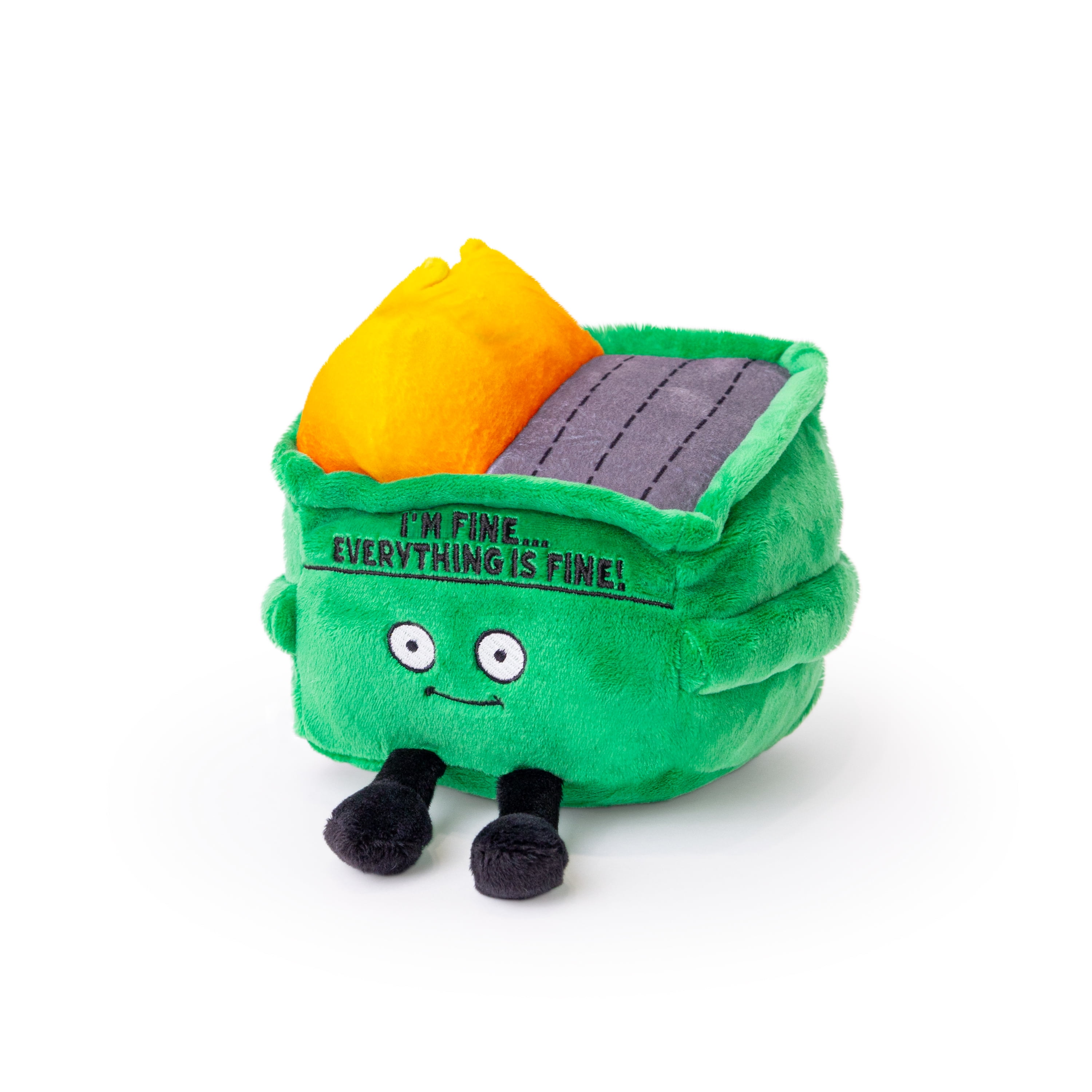 Punchkins I'm Fine Dumpster Fire Plush - Walmart.com